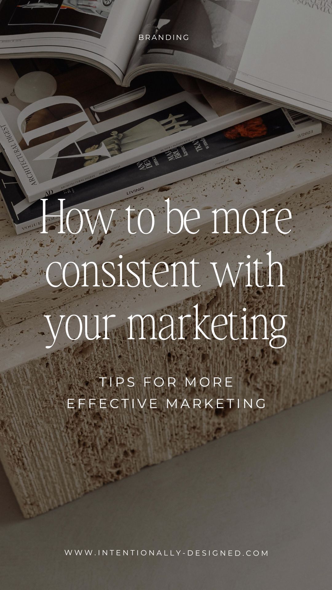 How to be more consistent with your marketing - Intentionally Designed