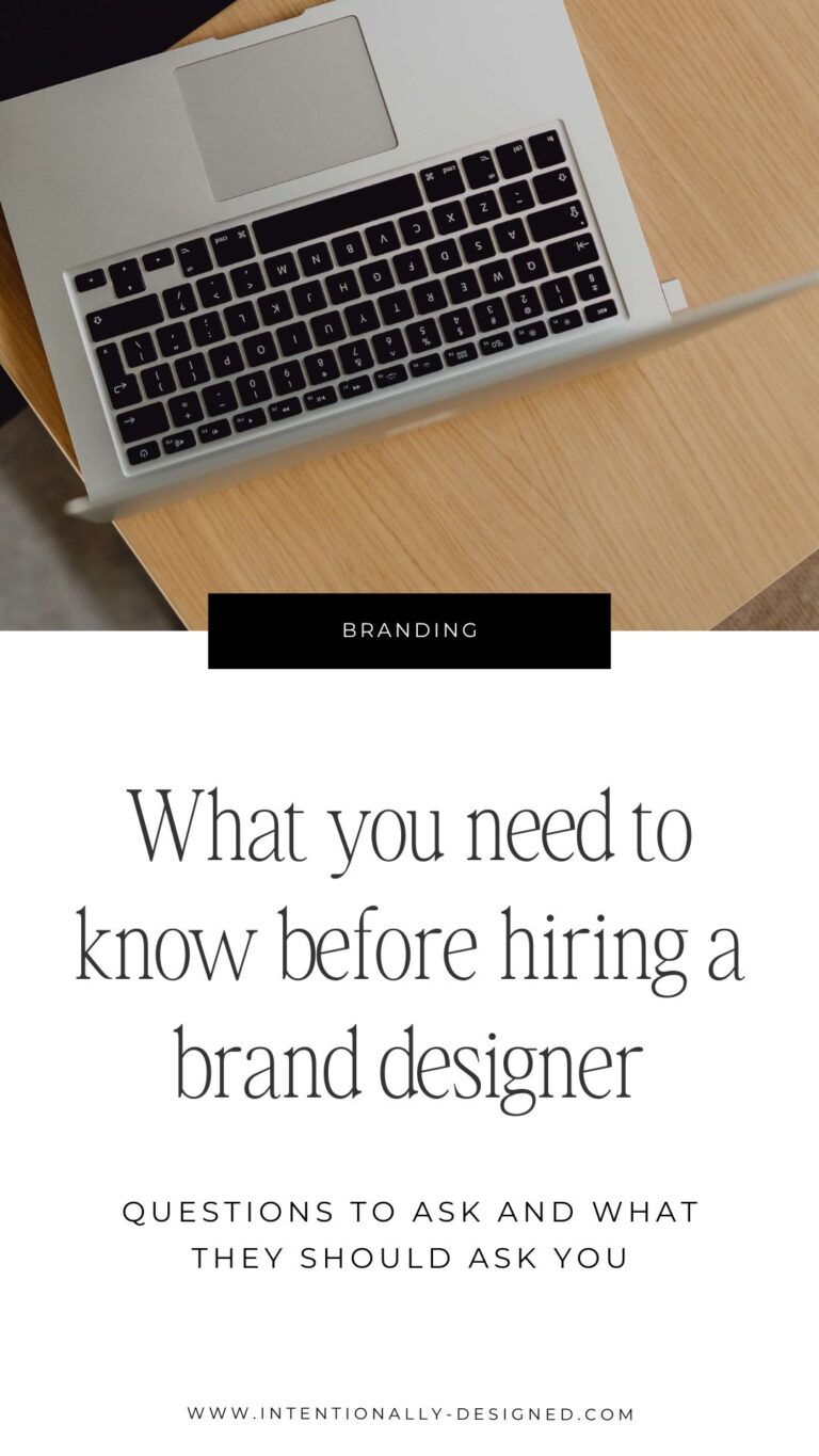 What you need to know before hiring a brand designer - Intentionally ...