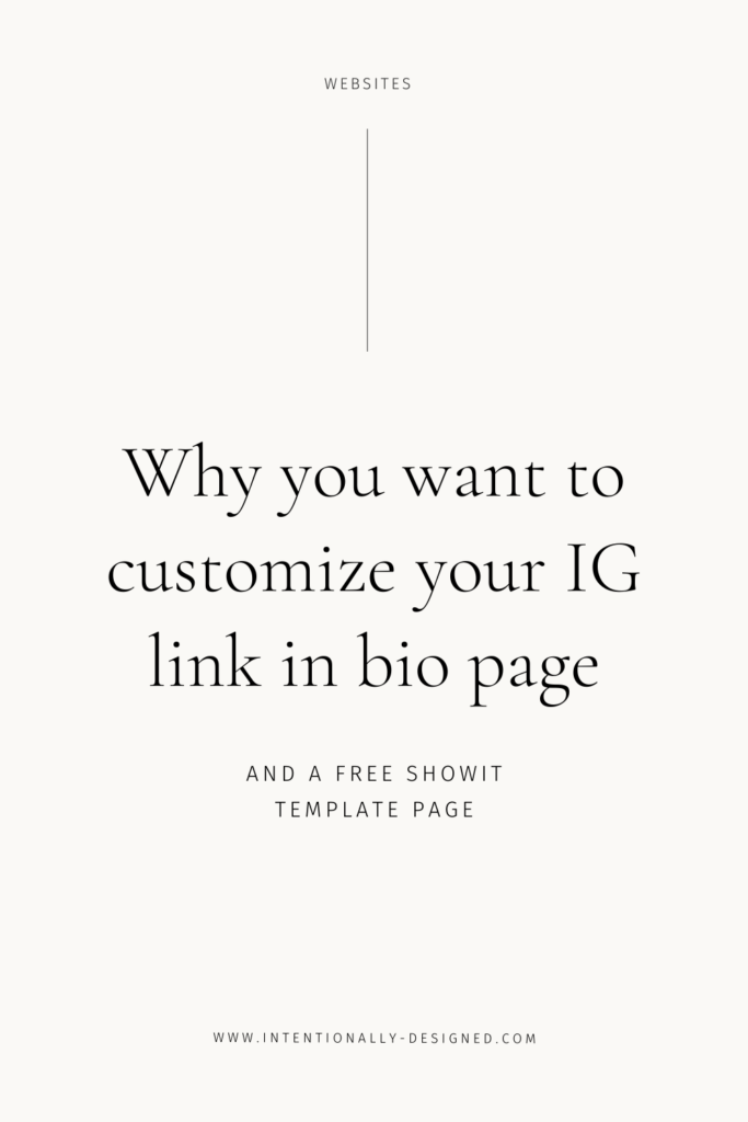Why you want to customize your Instagram link in bio page ...