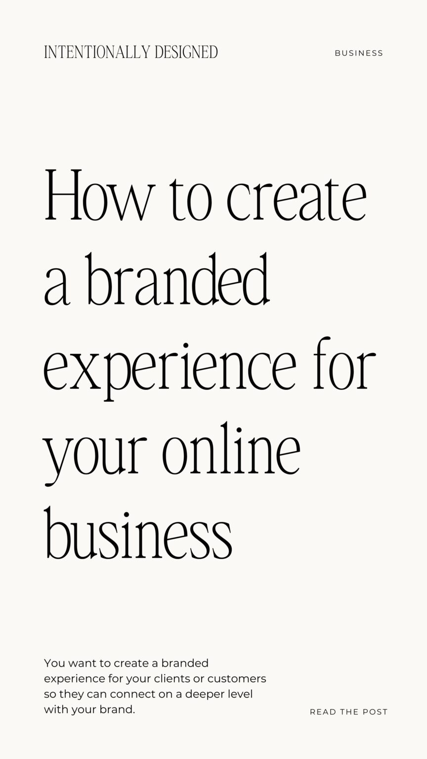 How to create a branded experience for your online business ...