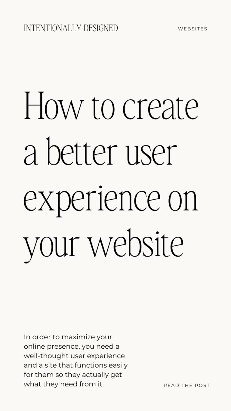 How to create a better user experience on your website - Intentionally ...