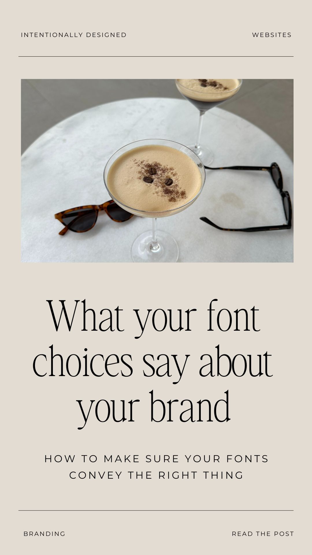 What your brand font choices say about your brand - Intentionally Designed