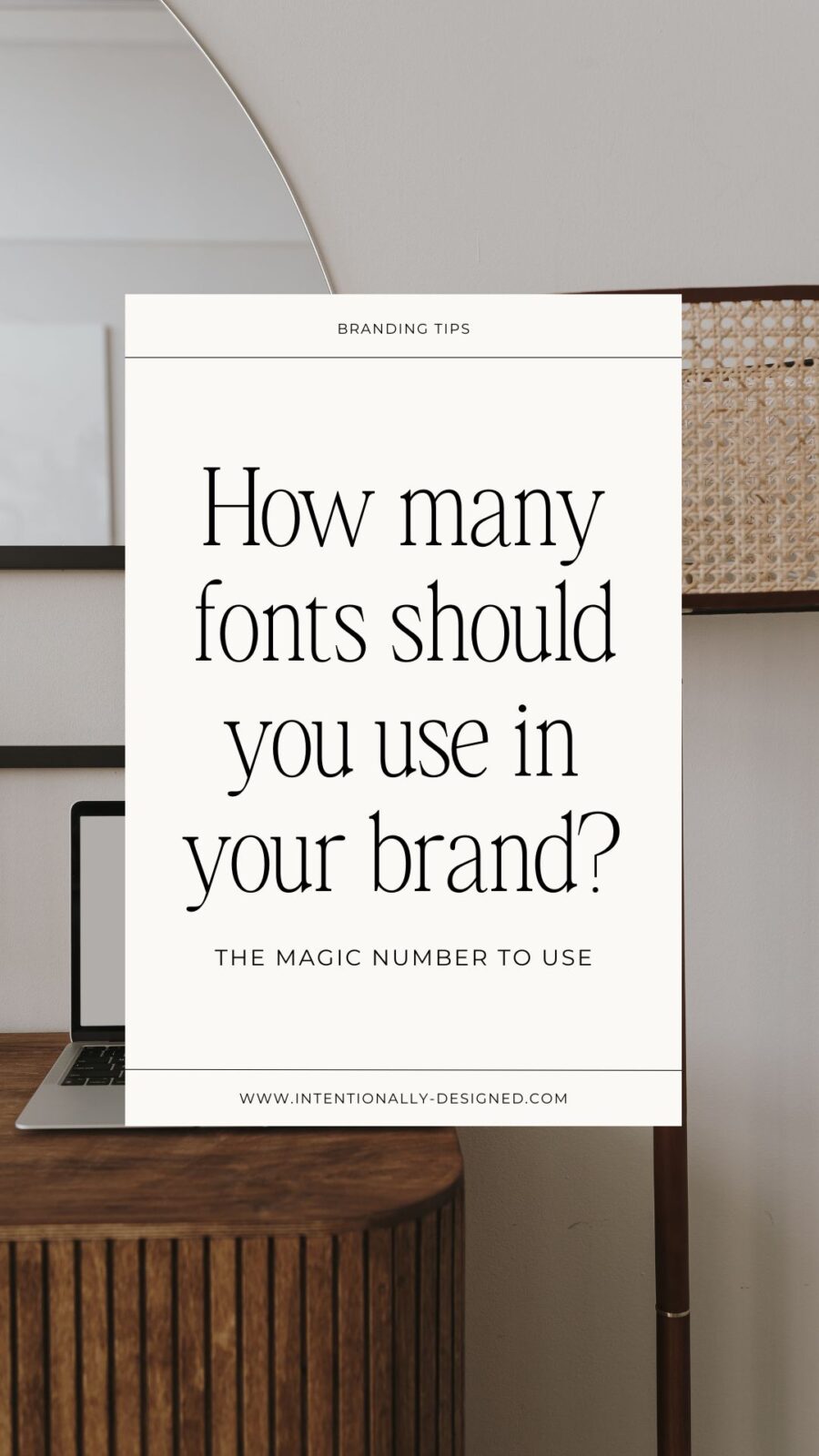 How many fonts should you use in your brand? - Intentionally Designed