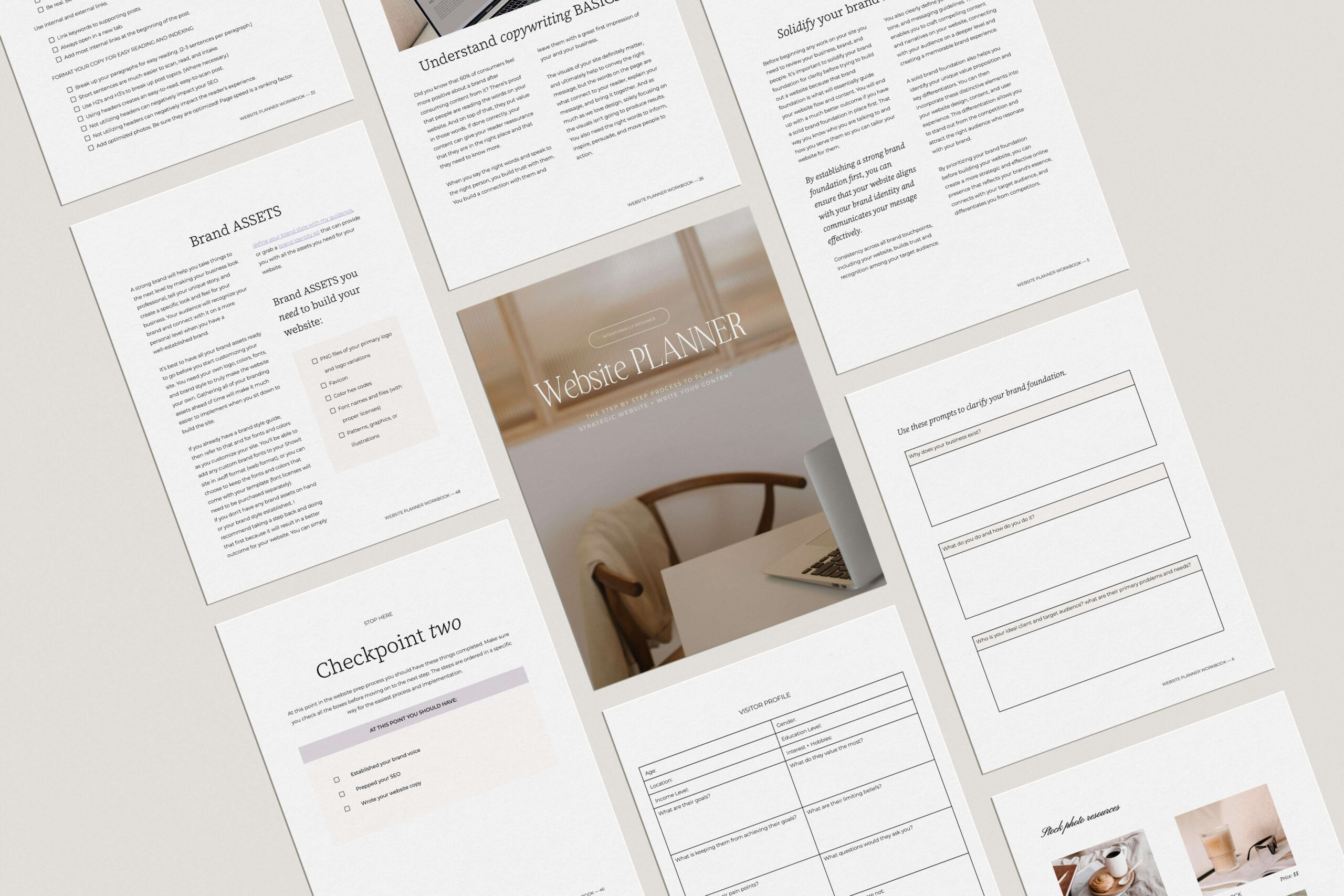Website Planner Workbook - Intentionally Designed