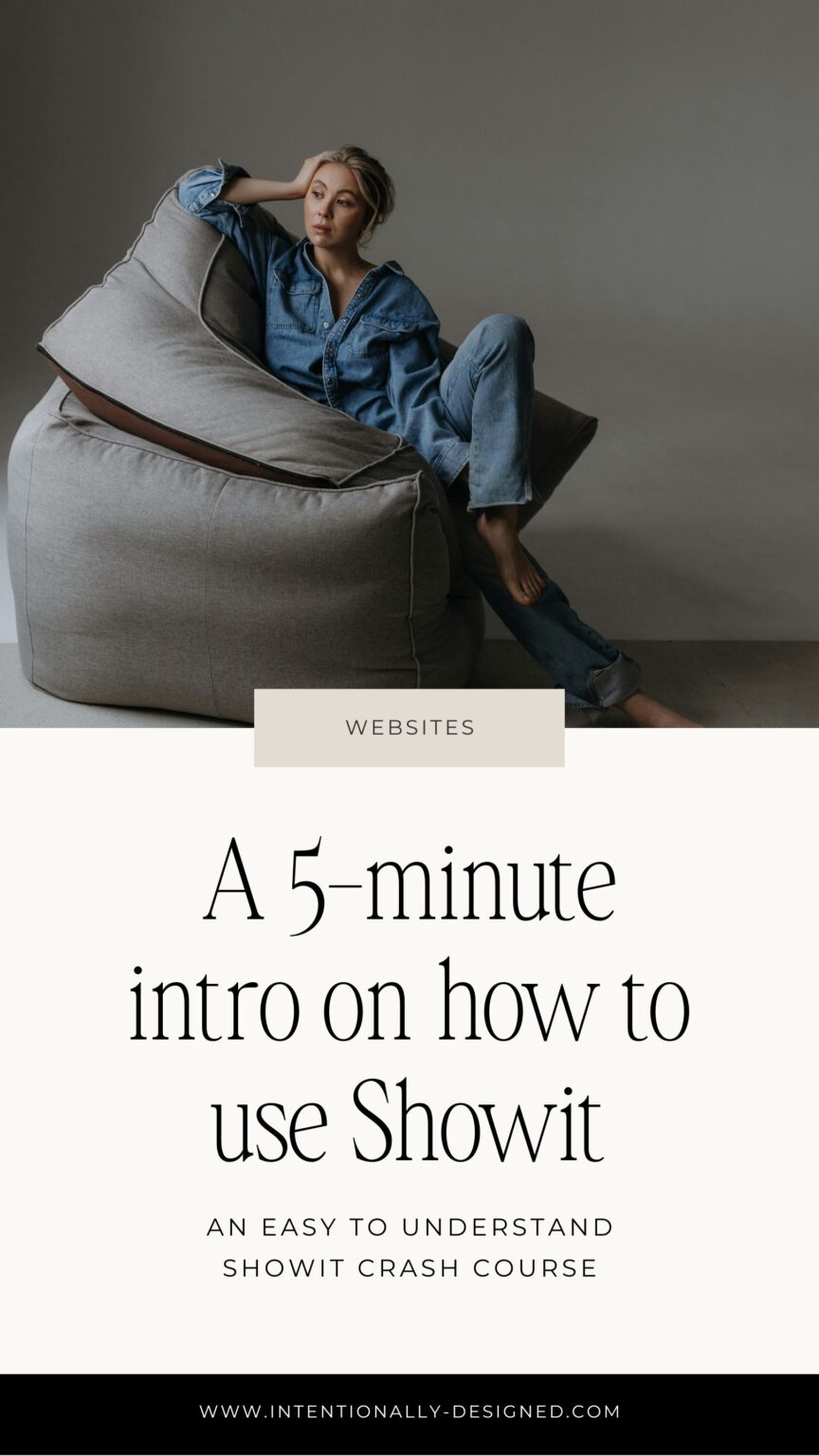 Showit Crash Course: A 5-minute intro on how to use Showit ...